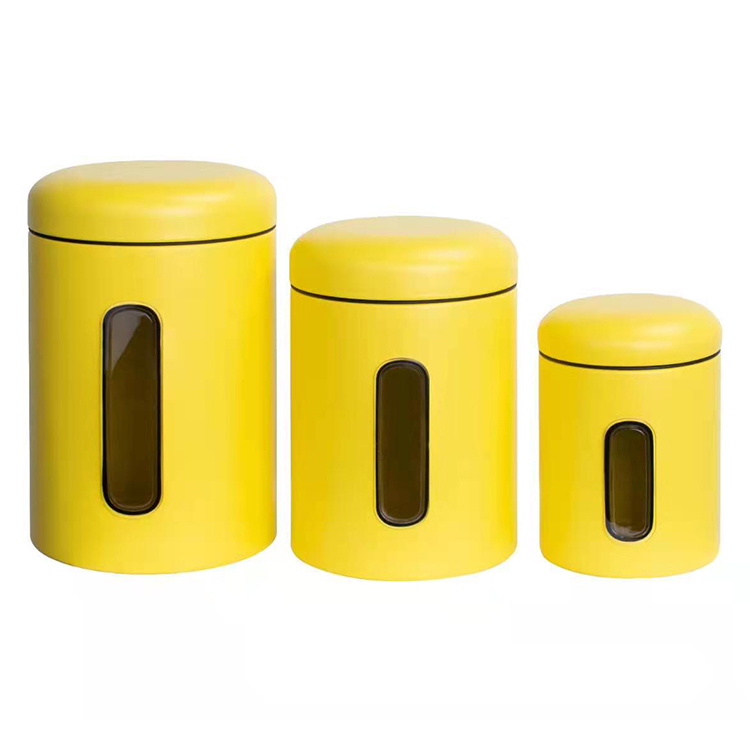 Customized Color Metal Food Storage Tin Canister for Kitchen – Fu Cheng ...
